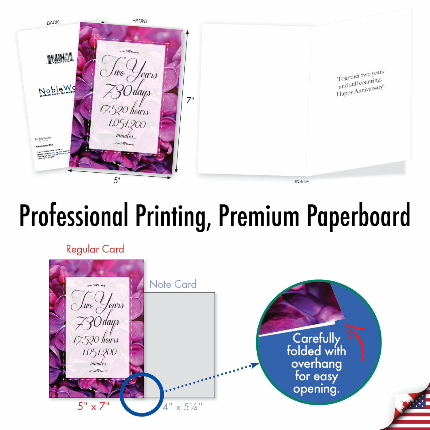 2 Year Time Count: Humor Milestone Anniversary Card