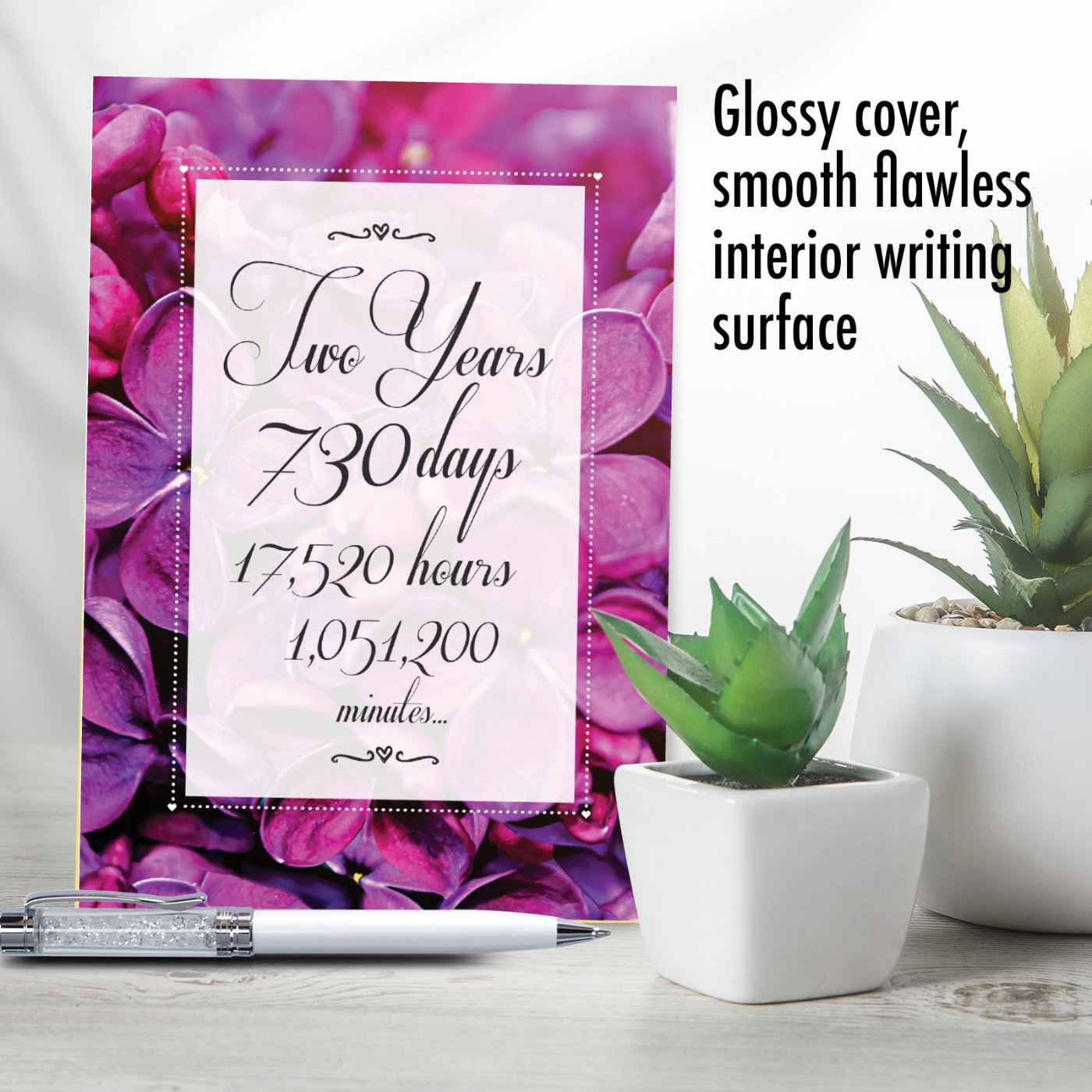 2 Year Time Count: Humor Milestone Anniversary Card