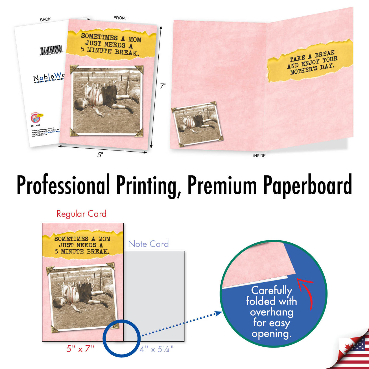 5 Minute Break: Humor Mother's Day Card