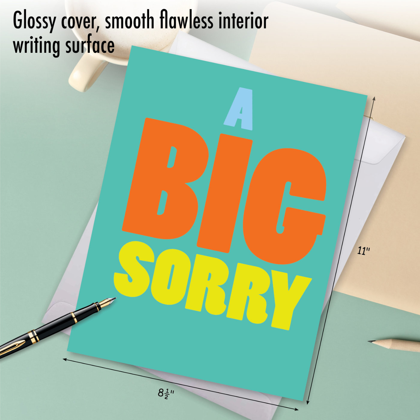 A Big Sorry: Funny Sorry Jumbo Greeting Card