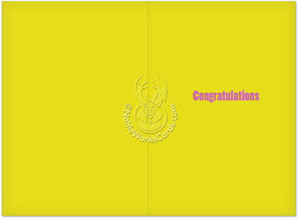 A Big Yay! Big Ones Congratulations Paper Card