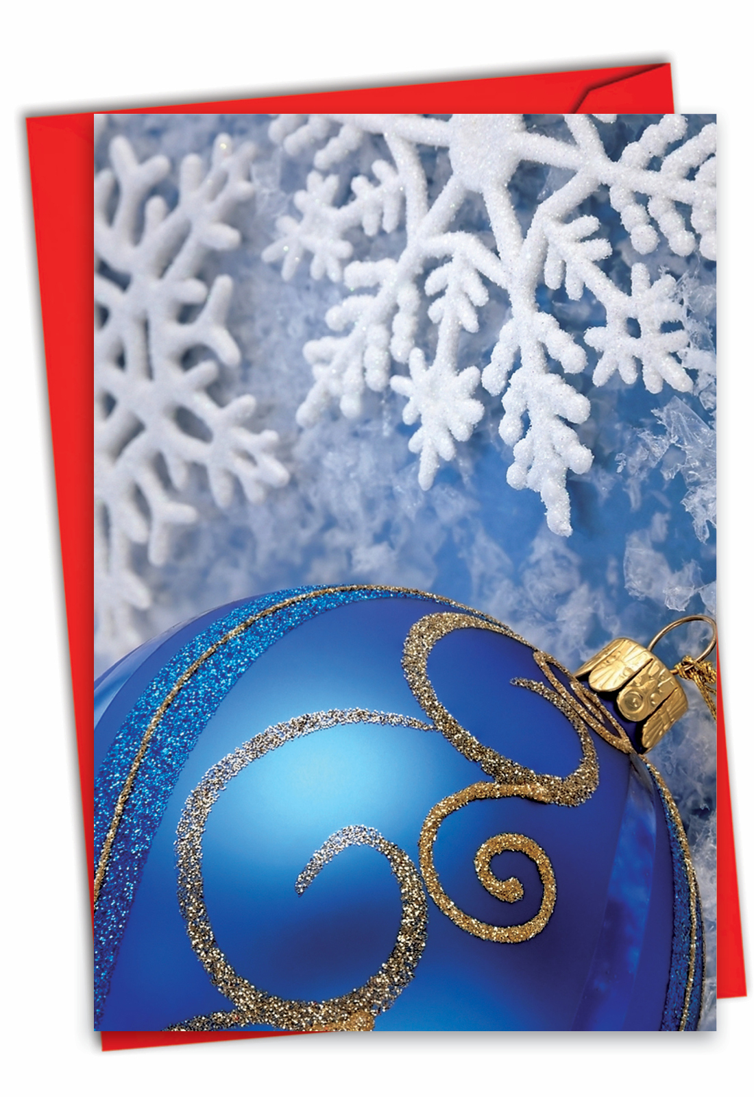A Blue Holiday: Creative Christmas Greeting Card