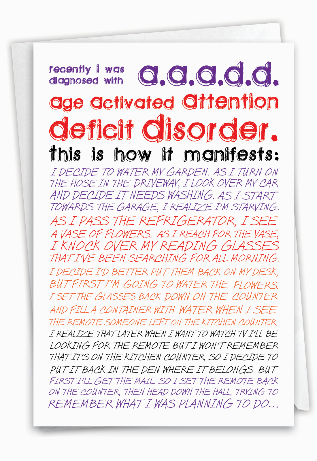 AAADD: Funny Birthday Greeting Card