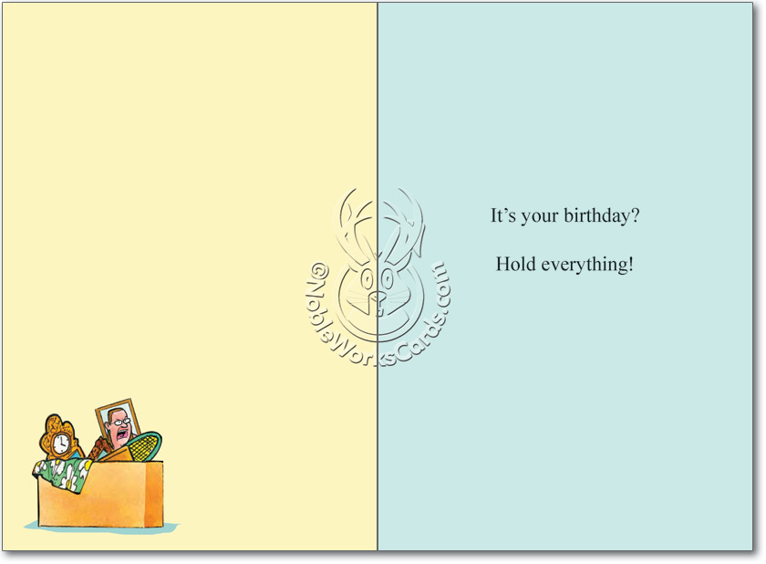 Anything For Goodwill Funny Birthday Greeting Card