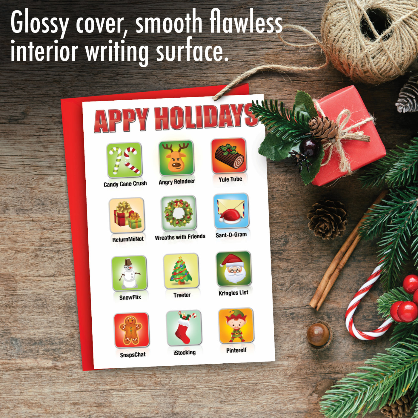 Appy Holidays: Funny Christmas Greeting Card