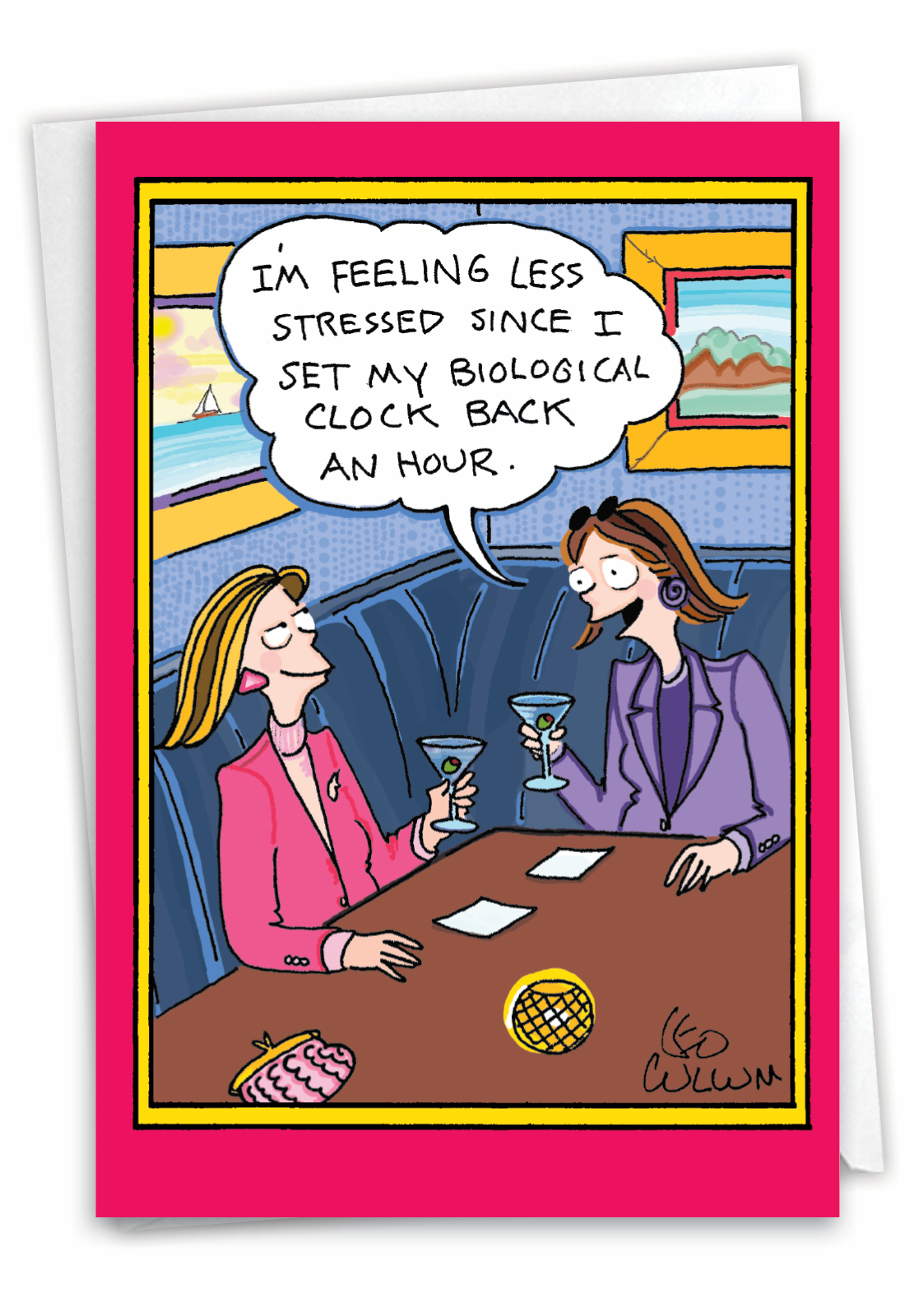 Back An Hour: Humor Birthday Card