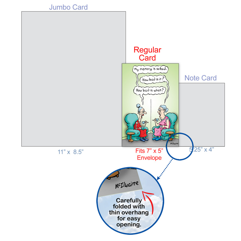 Bad Memory - Hysterical Birthday Card for Her