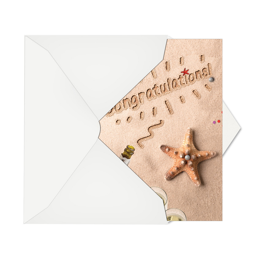 Beach Notes - Congratulations: Creative Congratulations Card