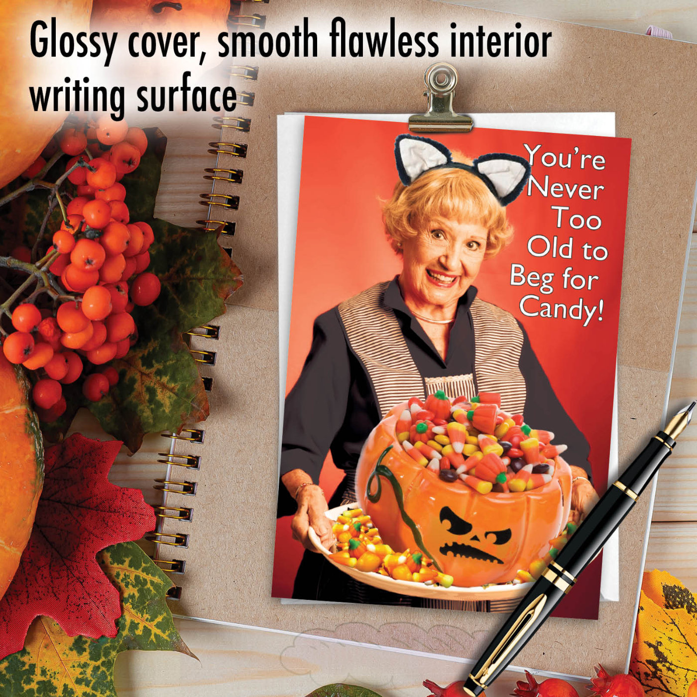 Beg For Candy: Funny Halloween Card for Women