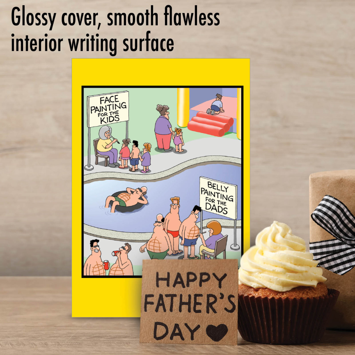 Belly Painting: Funny Father's Day Card