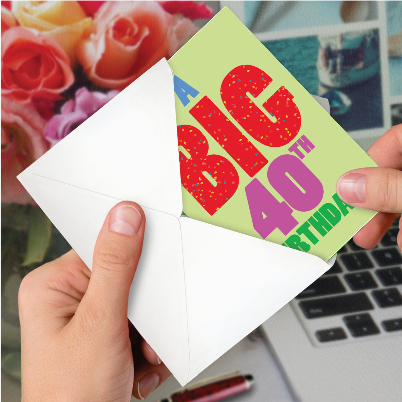 Big 40 Birthday: Funny Birthday Card