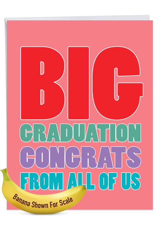 Big Congratuations: Hilarious Congratulations Giant Printed Card