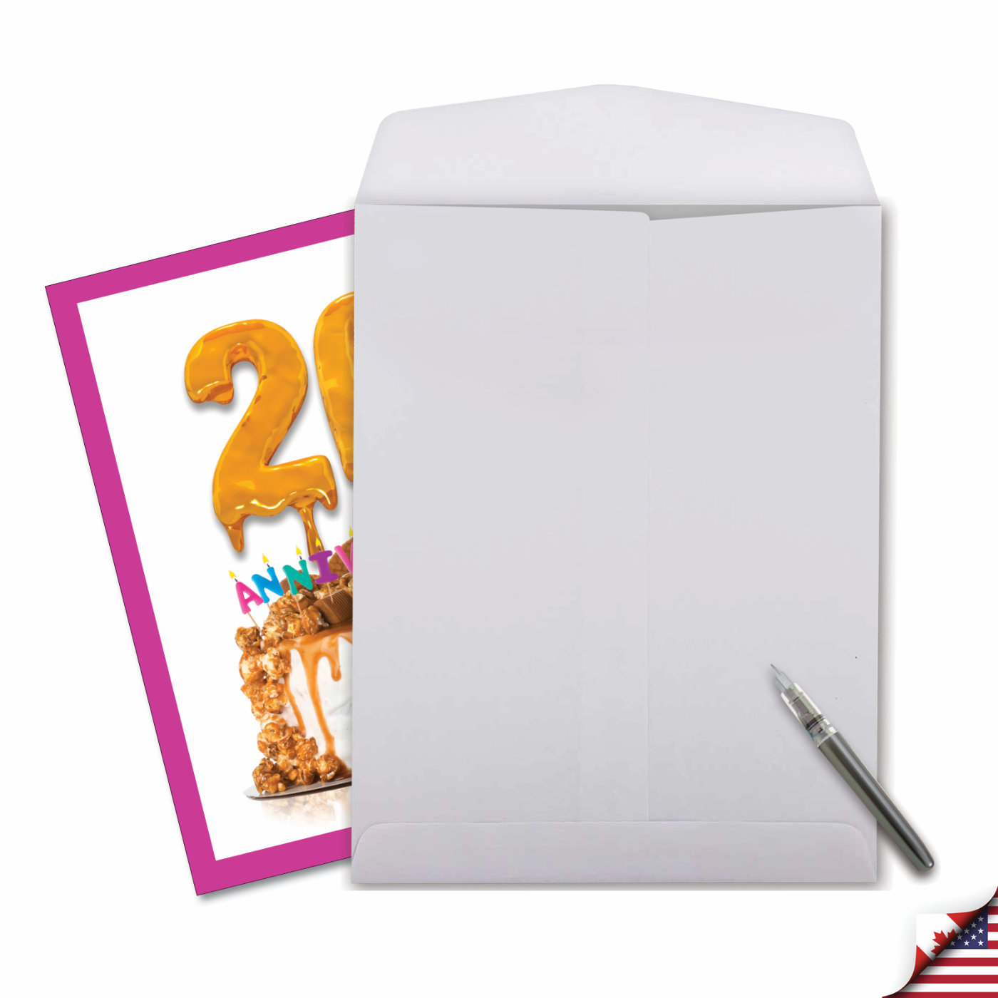 Big Day 20: Milestone Anniversary Jumbo Greeting Card