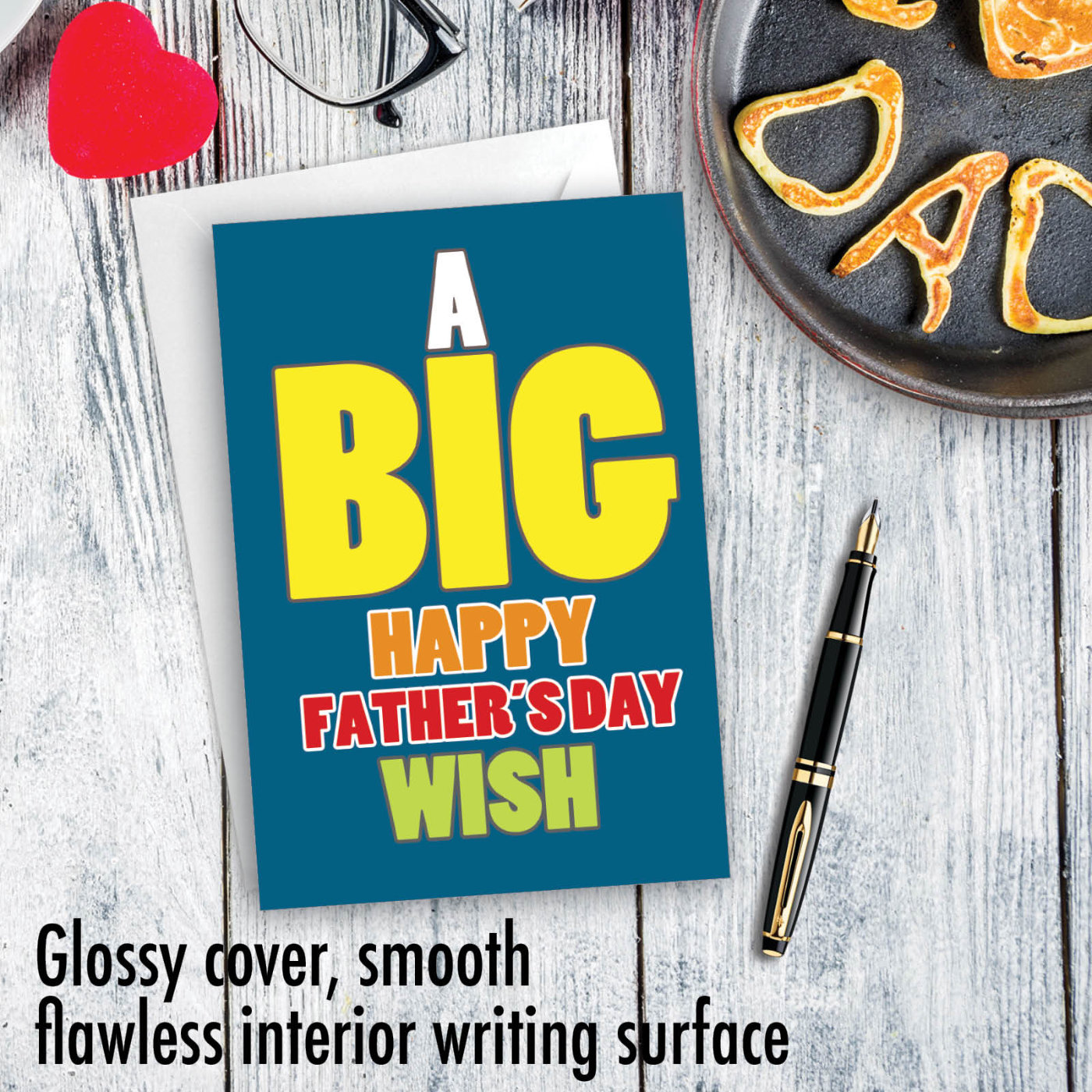 Big Father's Day Wish: Funny Father's Day Greeting Card