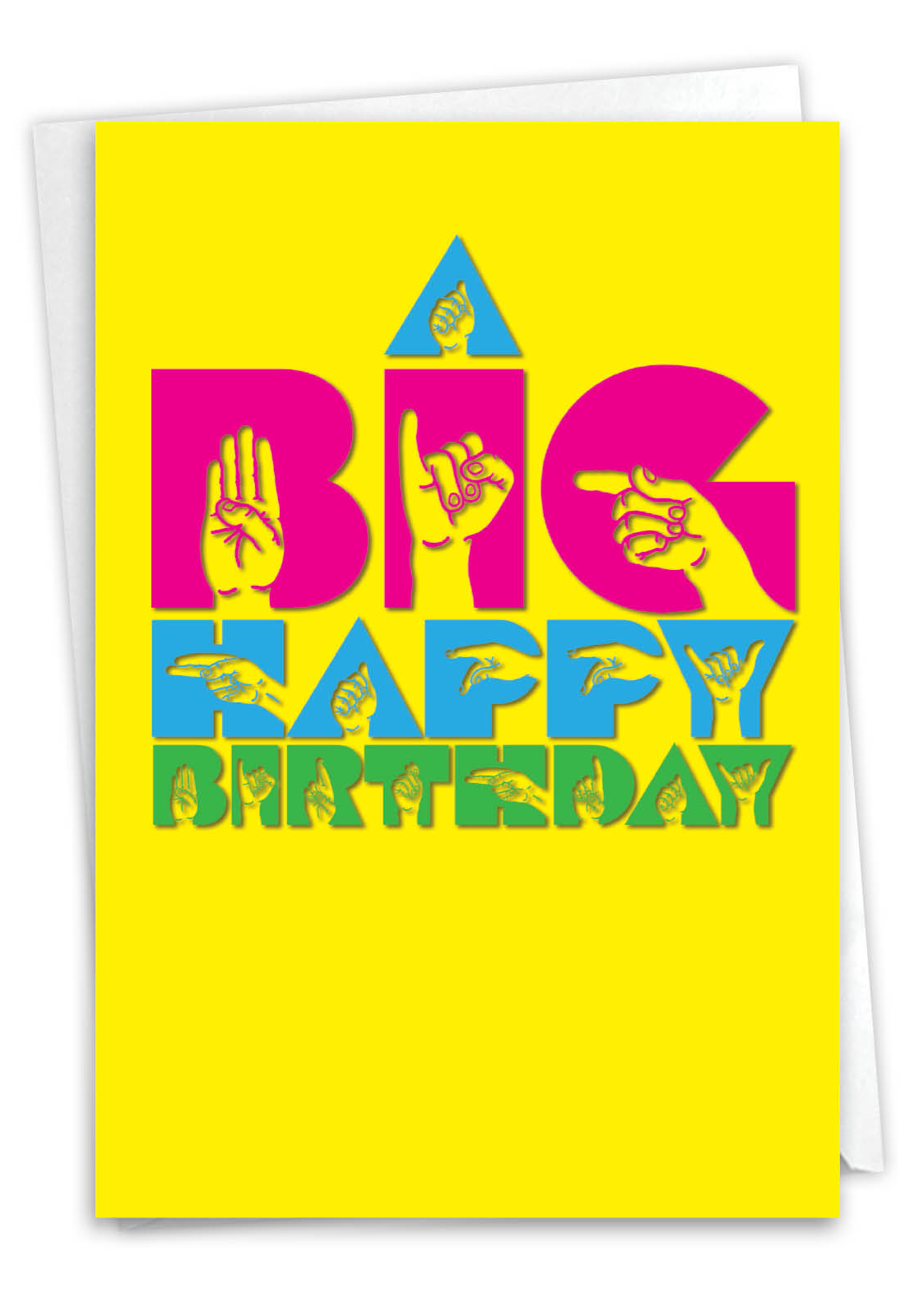 Big Signs: Creative Birthday Greeting Card