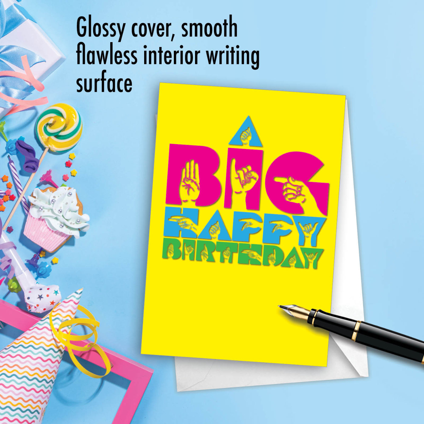 Big Signs: Creative Birthday Greeting Card