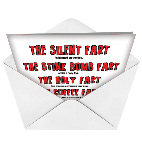 Fart Poem Aging Dirty Birthday Card