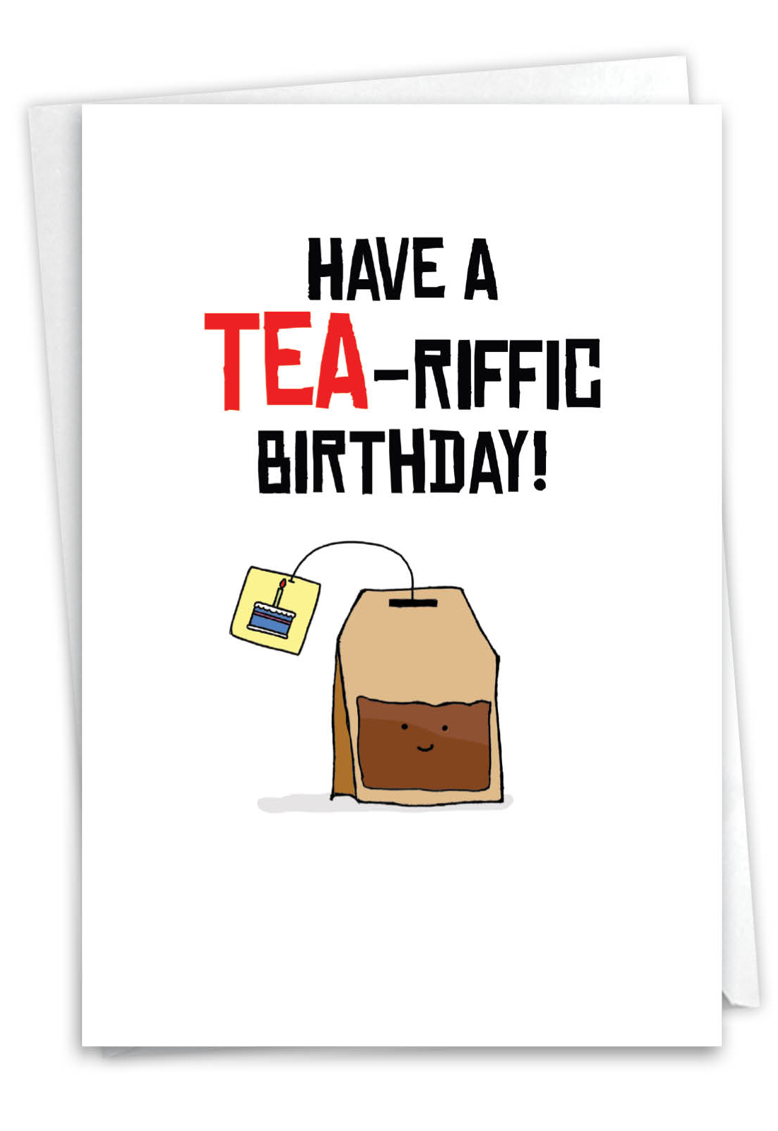 Birthday Puns-Tea: Stylish Birthday Greeting Card