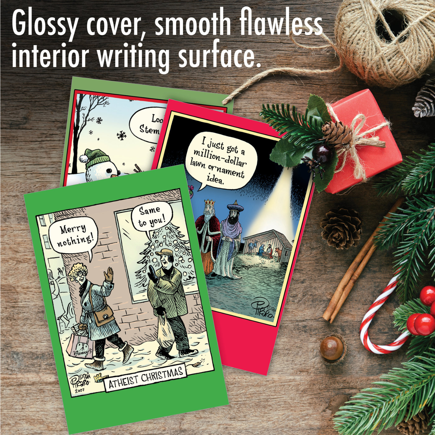 Bizarro by Piraro Holiday: Humor Merry Christmas Mixed Set of 10 Cards