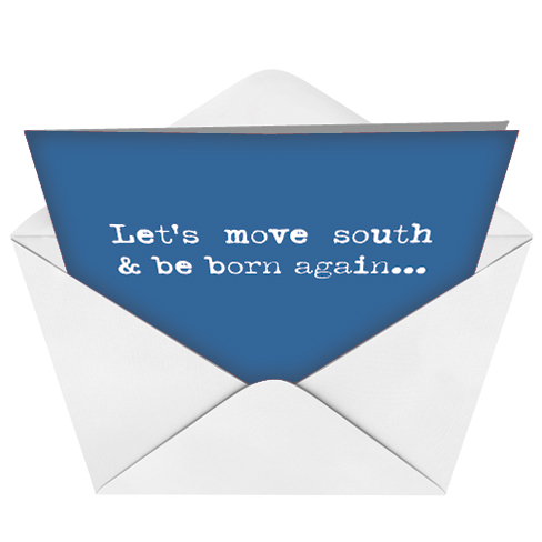 Born Again Funny Birthday Card