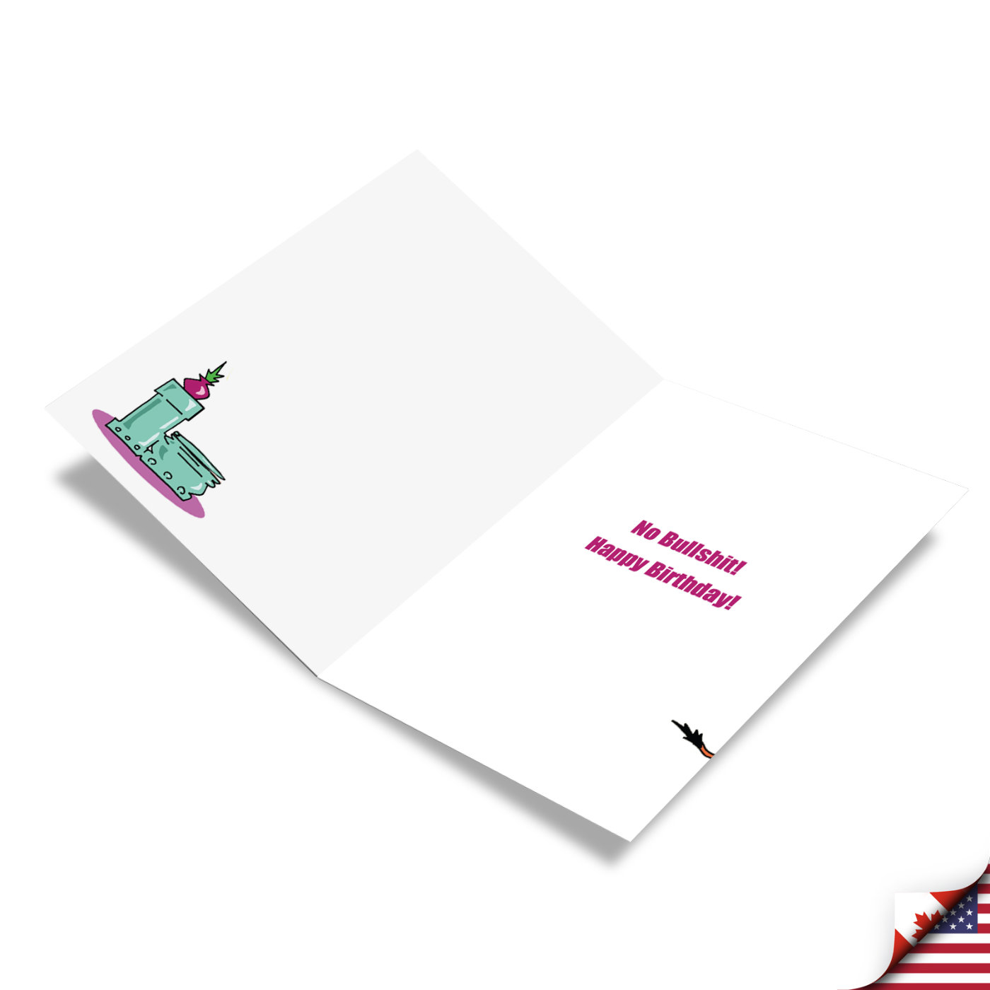 Bull Crap: Funny Birthday Card - Bull