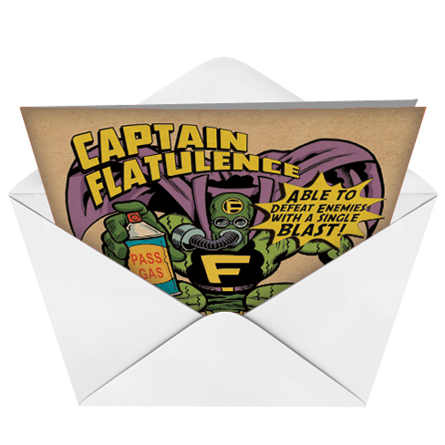 Captain Flatulence Funny Birthday Card Collins