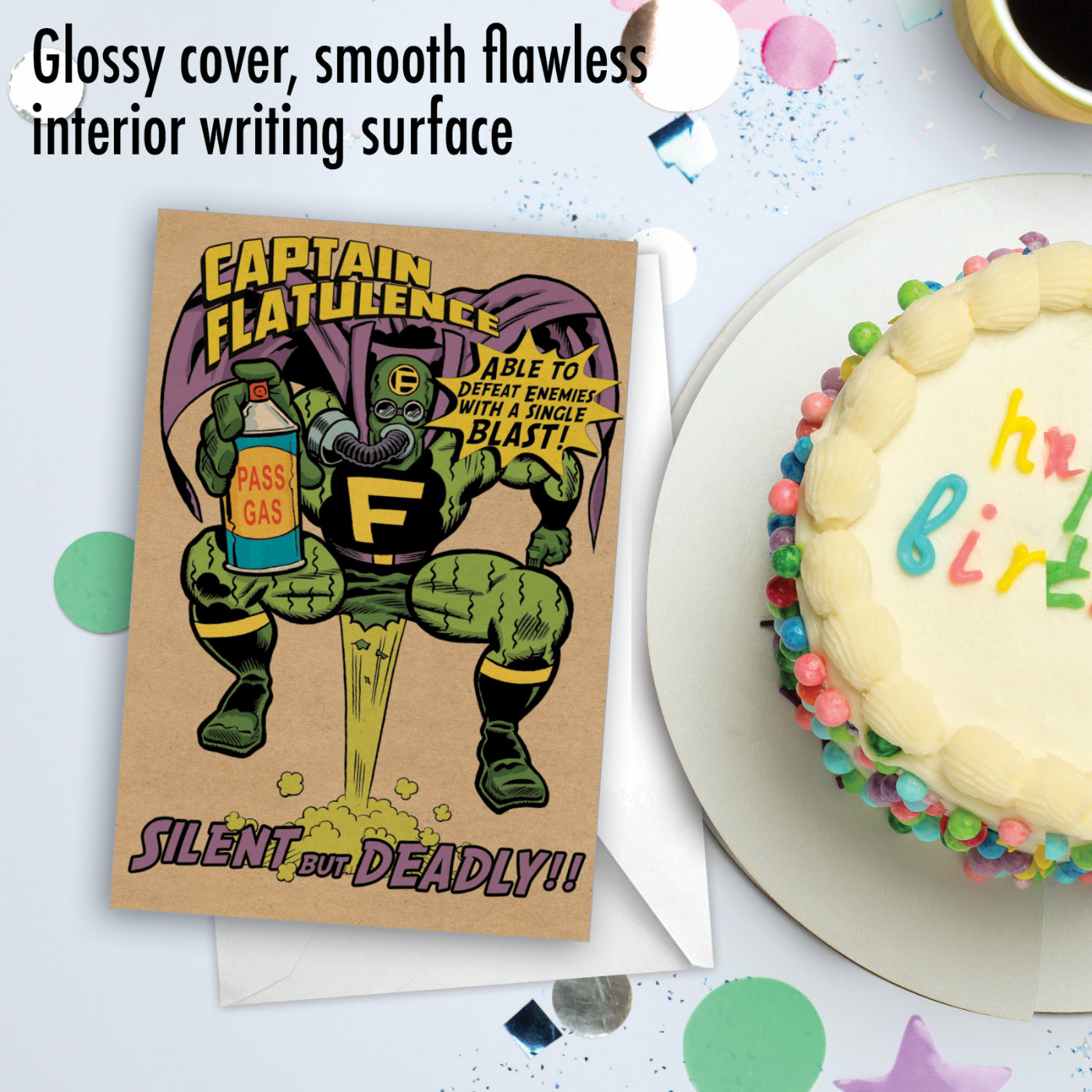 Captain Flatulence: Humor Birthday Card