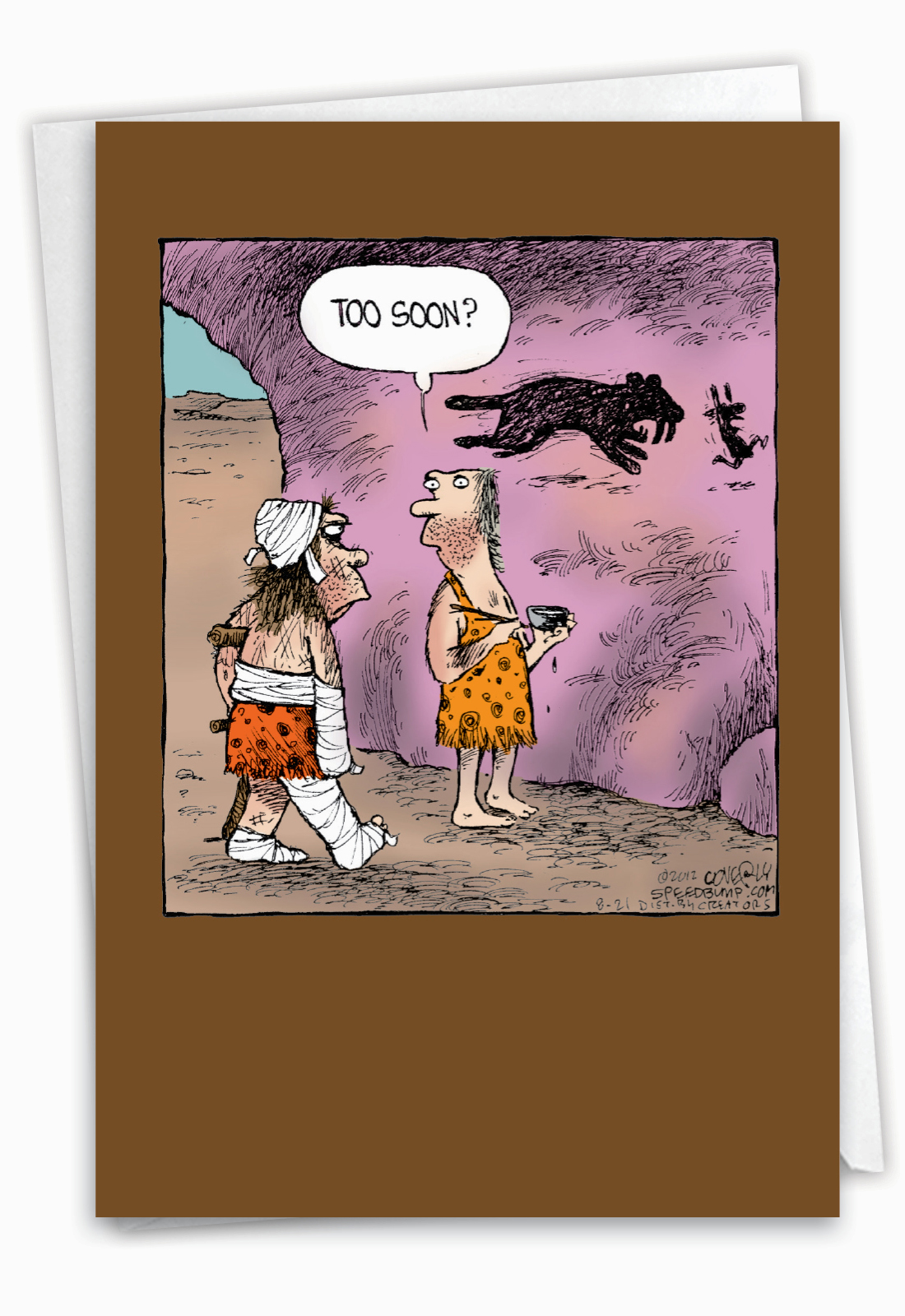 Caveman Drawing: Funny Birthday Card