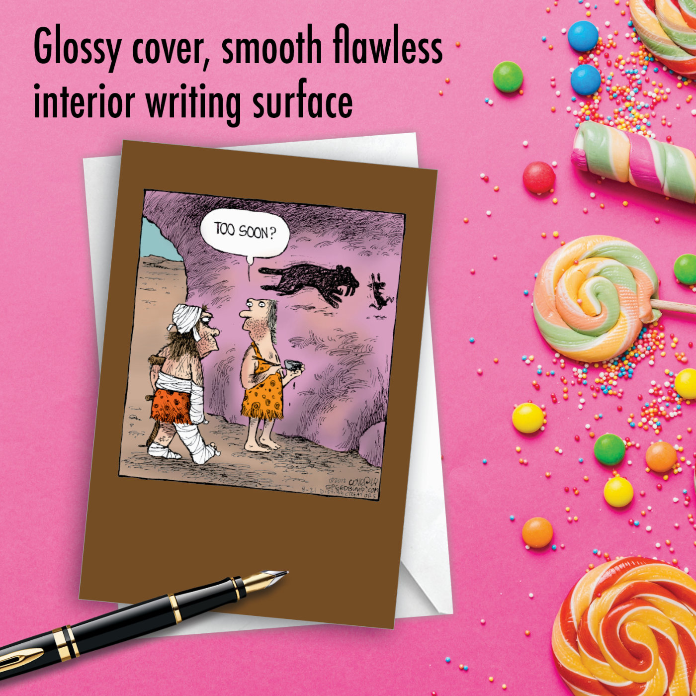Caveman Drawing: Funny Birthday Card