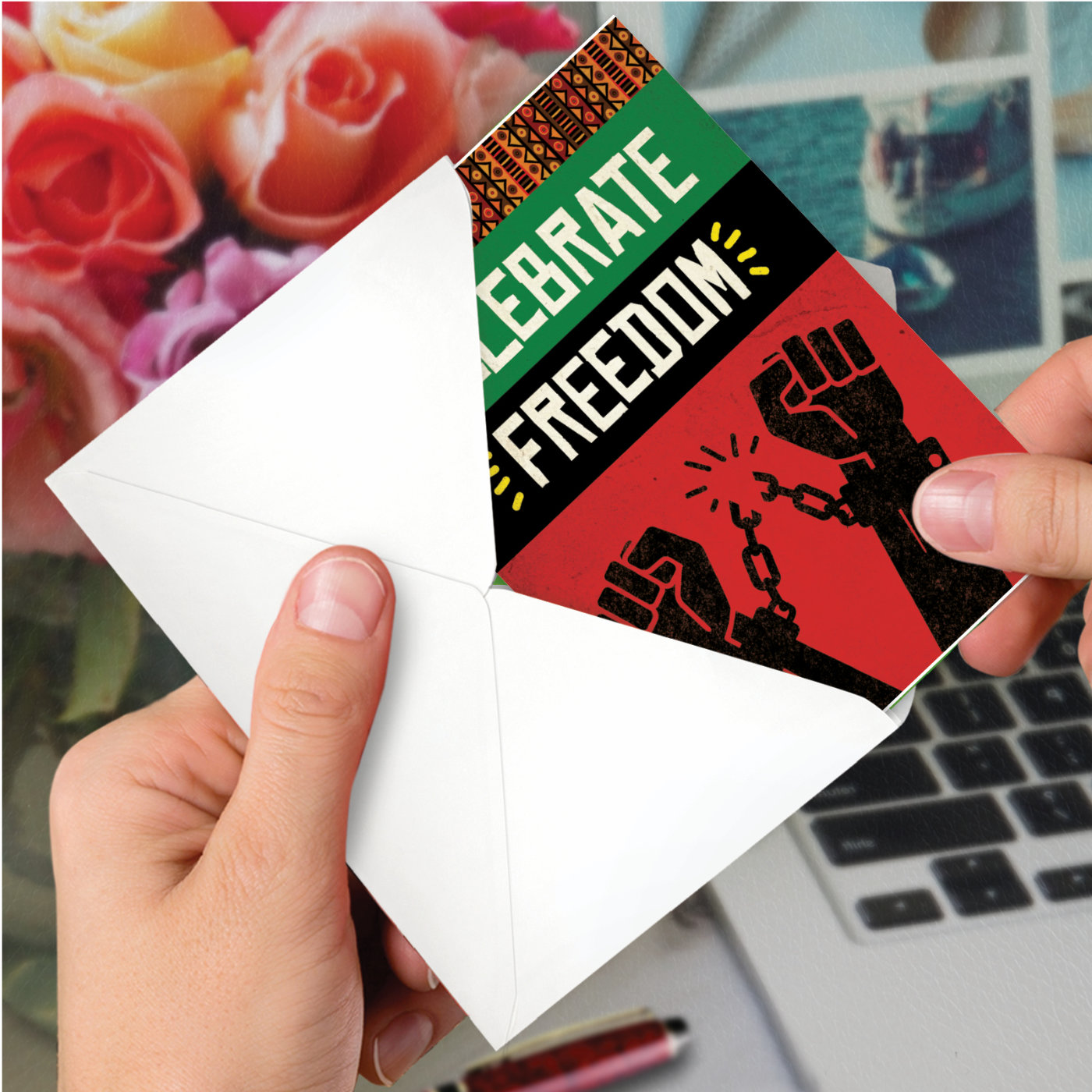 Celebrate Freedom: Beautiful Juneteenth Greeting Card