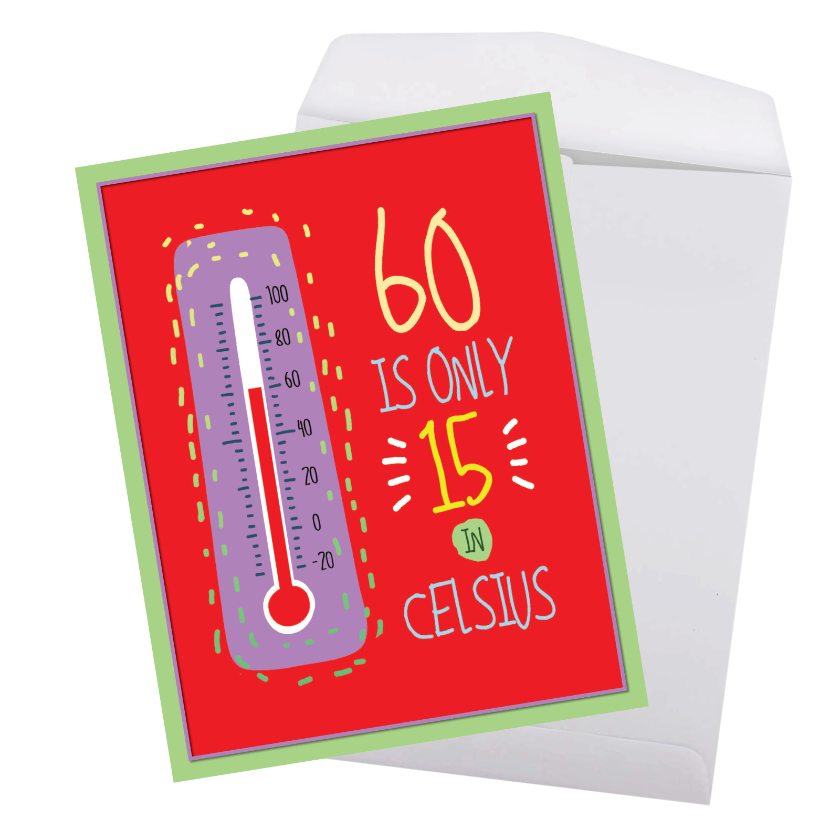 Celsius Milestones - 60: Hysterical Milestone Birthday Jumbo Printed ...