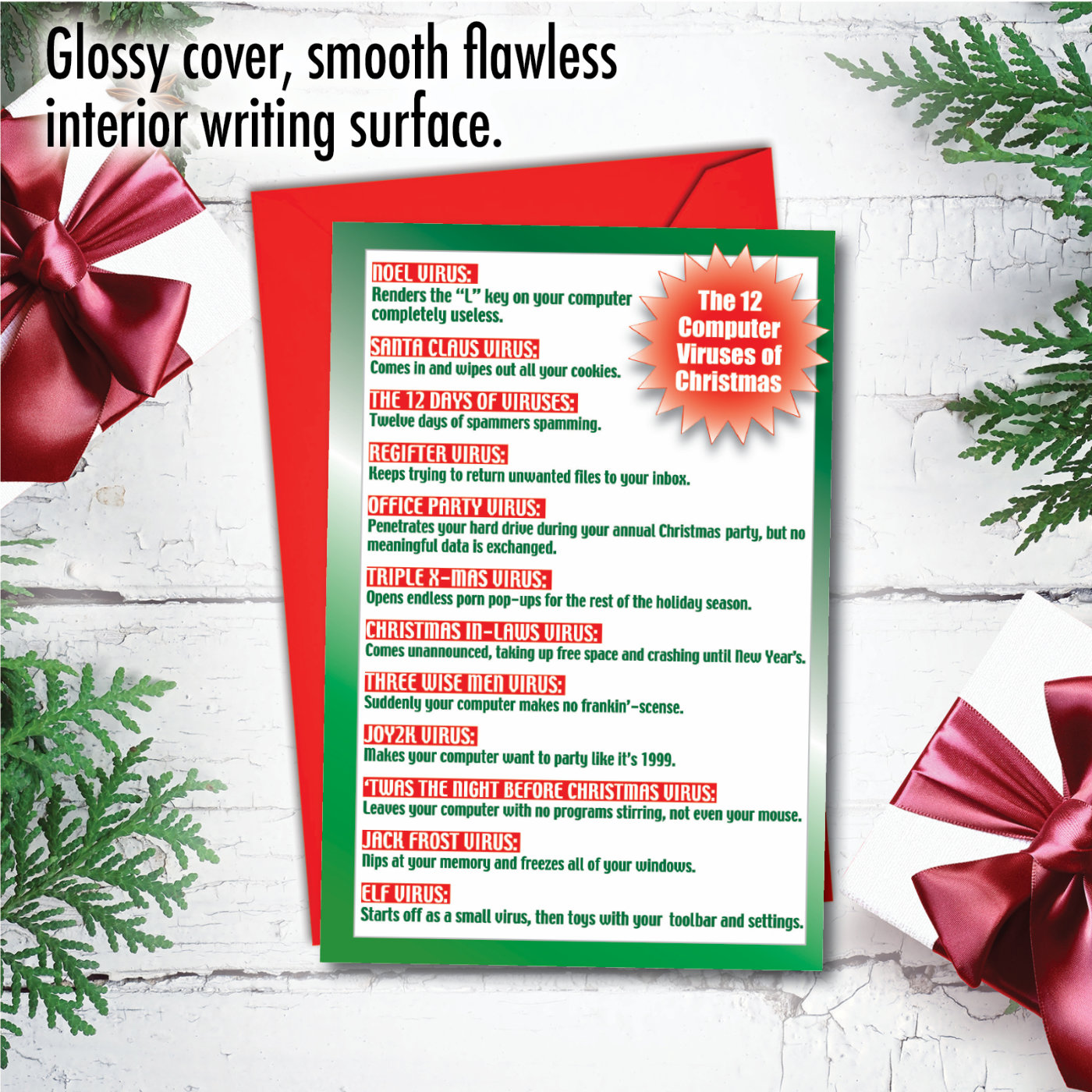 Christmas virus: Funny Christmas Greeting Card