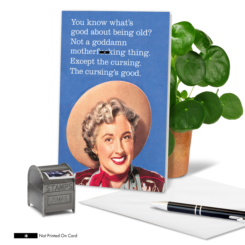 Cursing Is Good: Humorous Birthday Card