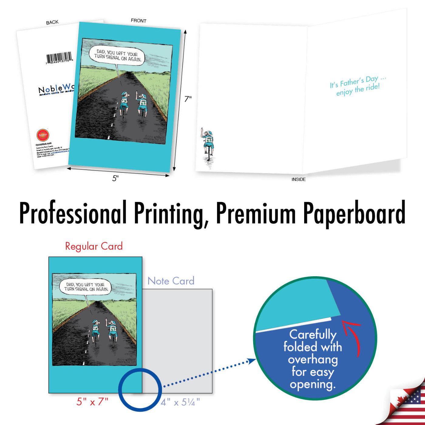 Dad Hand Turn Signal: Funny Father's Day Greeting Card