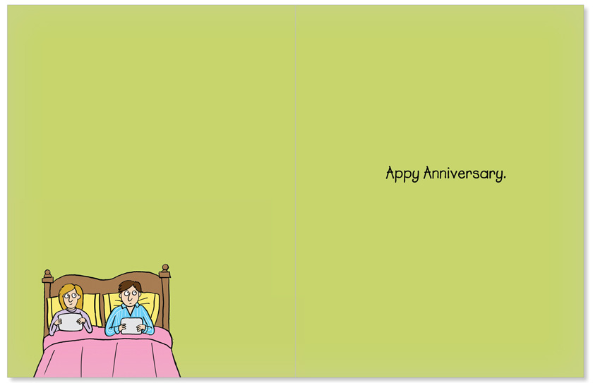 Date Night Cartoons Anniversary Greeting Card Maria Scrivan