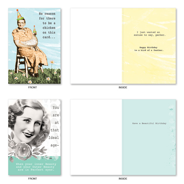 Debbie Tomassi's Badass Broads: Funny Birthday Assorted Cards