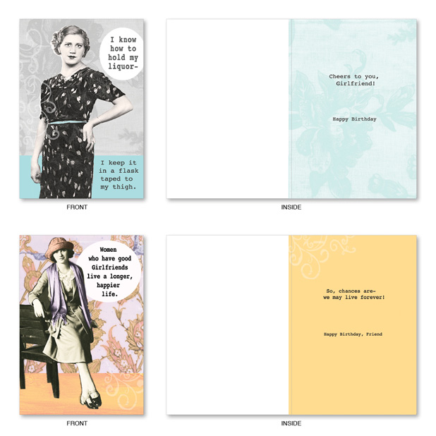 Debbie Tomassi's Badass Broads: Funny Birthday Assorted Cards