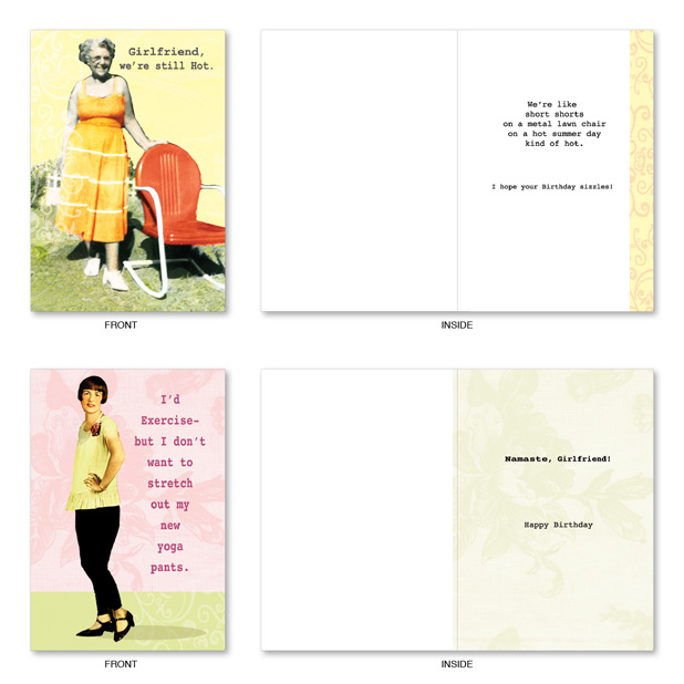 Debbie Tomassi's Badass Broads: Funny Birthday Assorted Cards