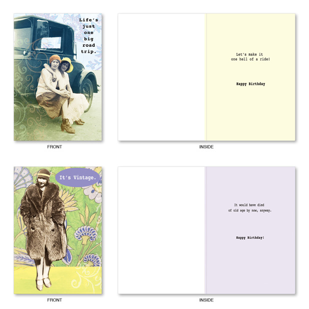 Debbie Tomassi's Badass Broads: Funny Birthday Assorted Cards