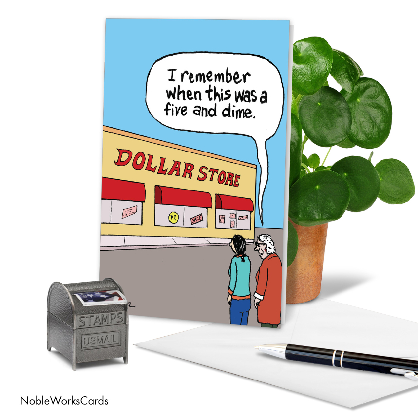 Dollar Store: Hysterical Birthday Printed Card