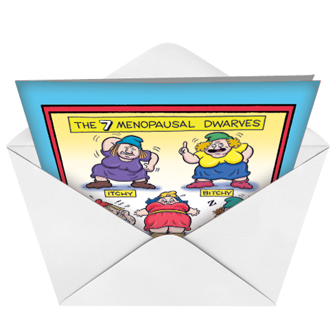 Dwarfs: Hilarious Birthday Paper Greeting Card