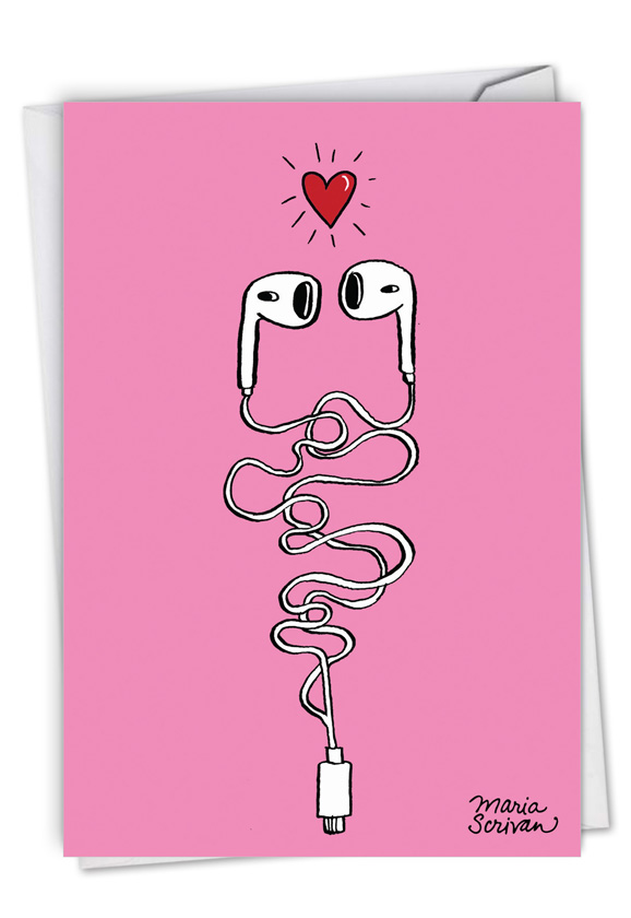 Earbuds: Hysterical Anniversary Greeting Card
