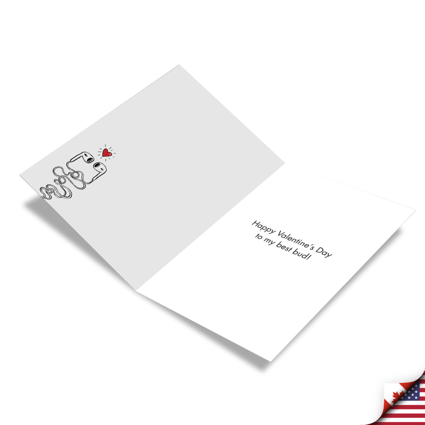 Earbuds: Funny Valentine's Day Card