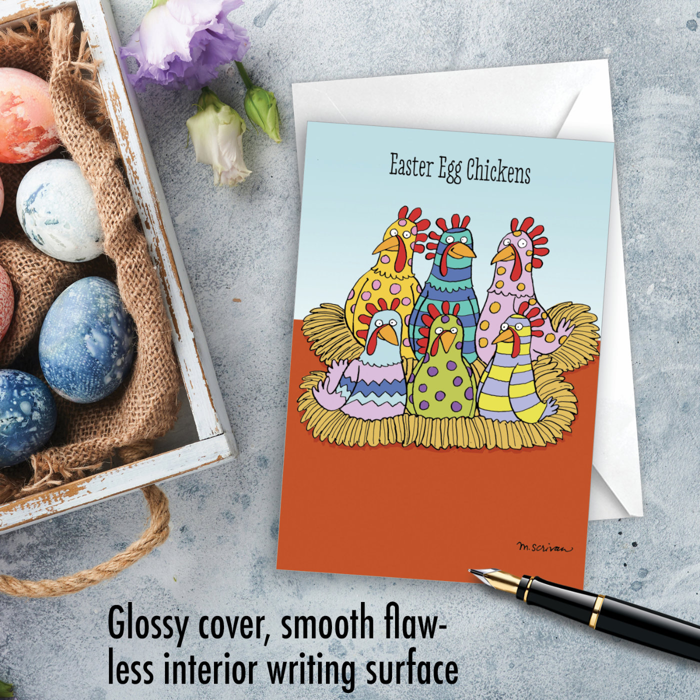 Easter Chicken: Funny Easter Greeting Card