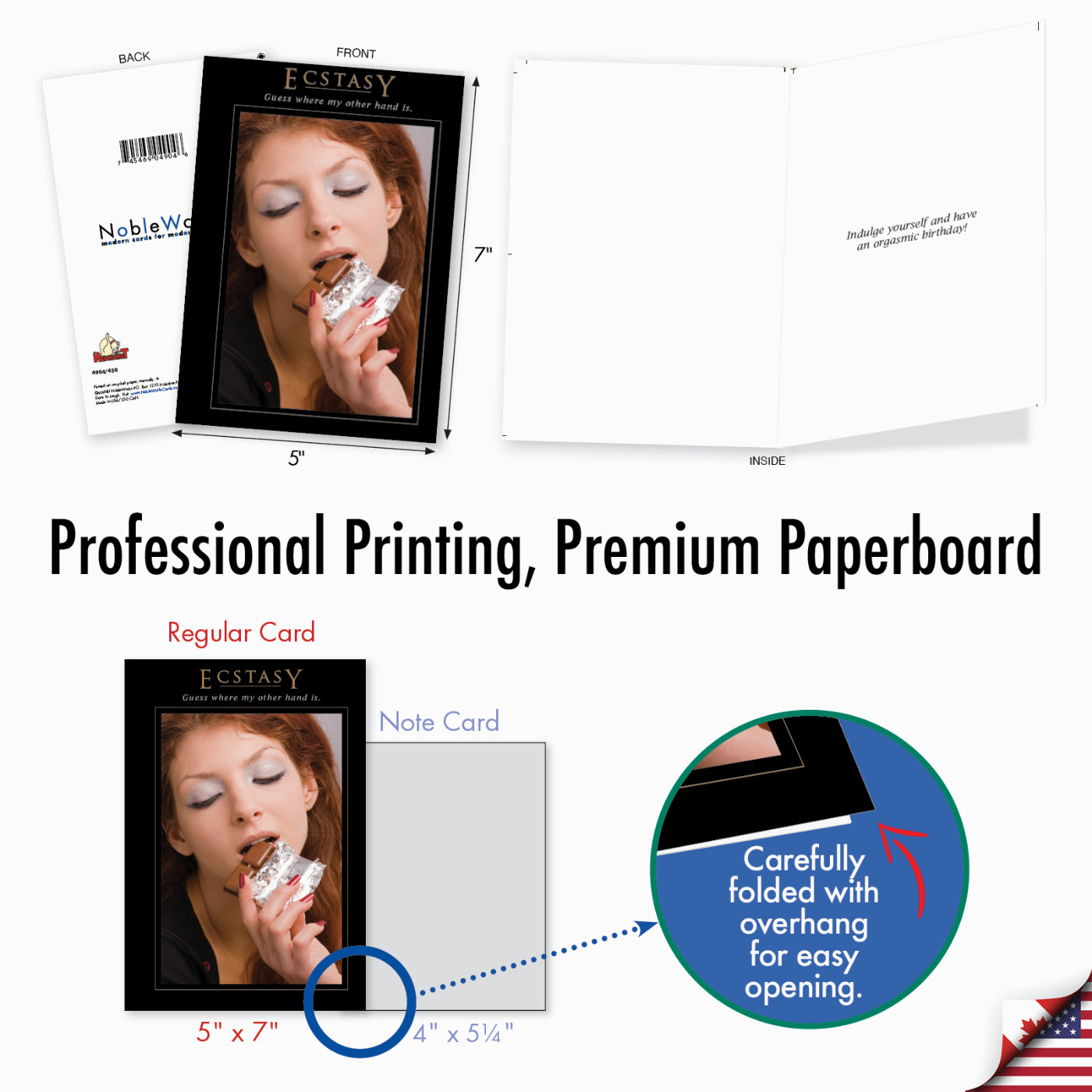 Ecstasy: Funny Birthday Greeting Card