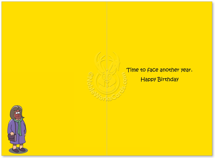 Eleanor Rigby Cartoons Birthday Paper Card Tim Whyatt