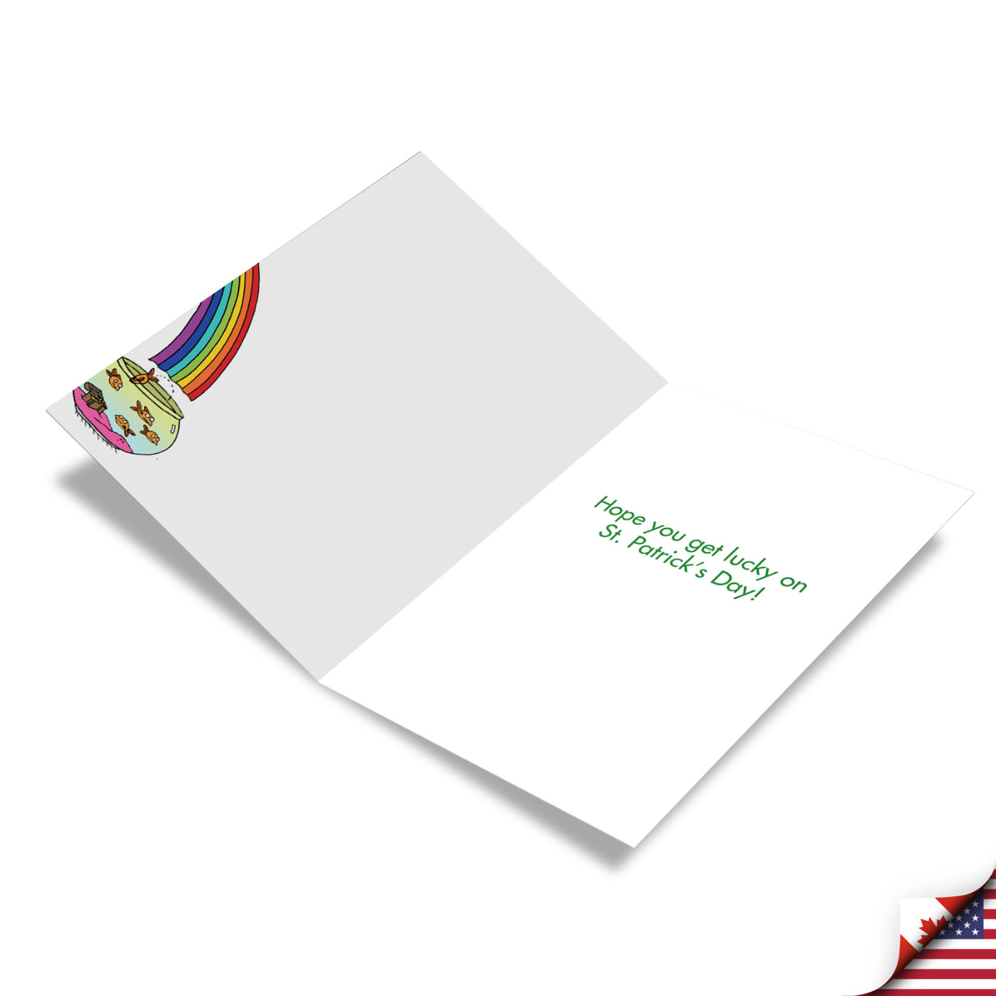 End of Rainbow Treasure: Humor St. Patrick's Day Card