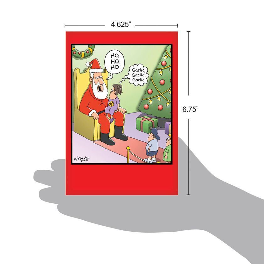 Fake News Angel Funny Christmas Card