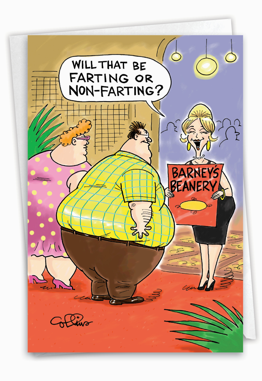 Farting or NonFarting: Humor Birthday Greeting Card