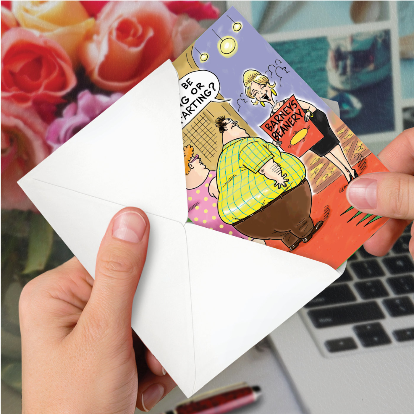 Farting or NonFarting: Humor Birthday Greeting Card